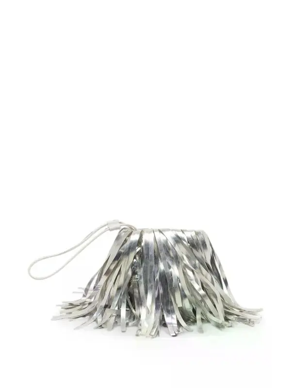 Off-White Fringed Clutch Bag