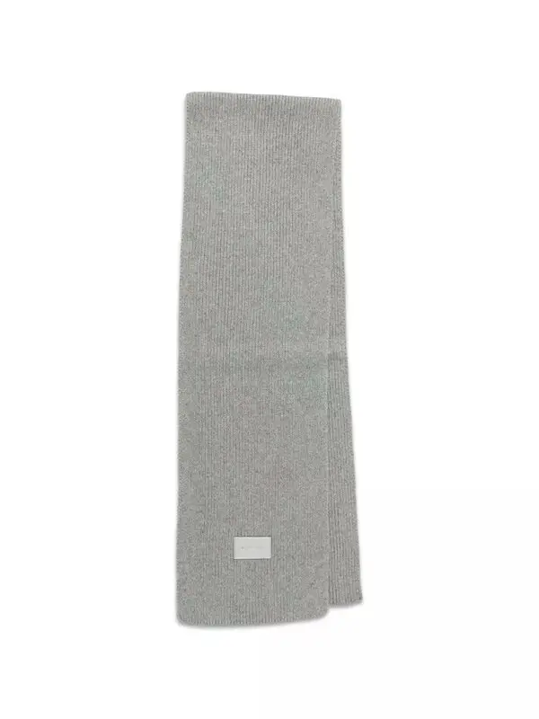 Michael Kors Ribbed-knit Scarf - Grey
