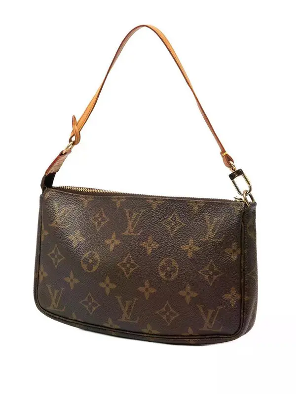 LOUIS VUITTON 2001 Monogram Pochette Accessoires Shoulder Bag