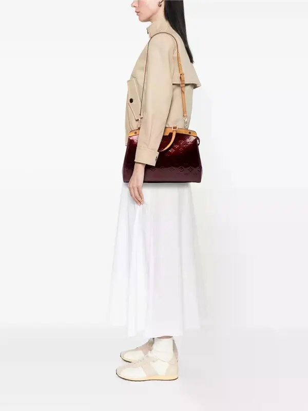 LOUIS VUITTON 2012 Monogram Vernis Brea Mm Satchel