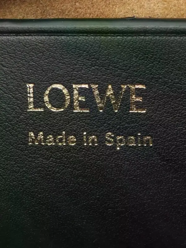 Loewe Smooth Calfskin Pebble Pouch Crossbody Bag - Black