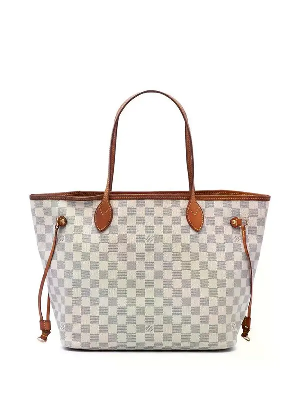 LOUIS VUITTON 2011 Damier Azur Neverfull Mm Tote Bag