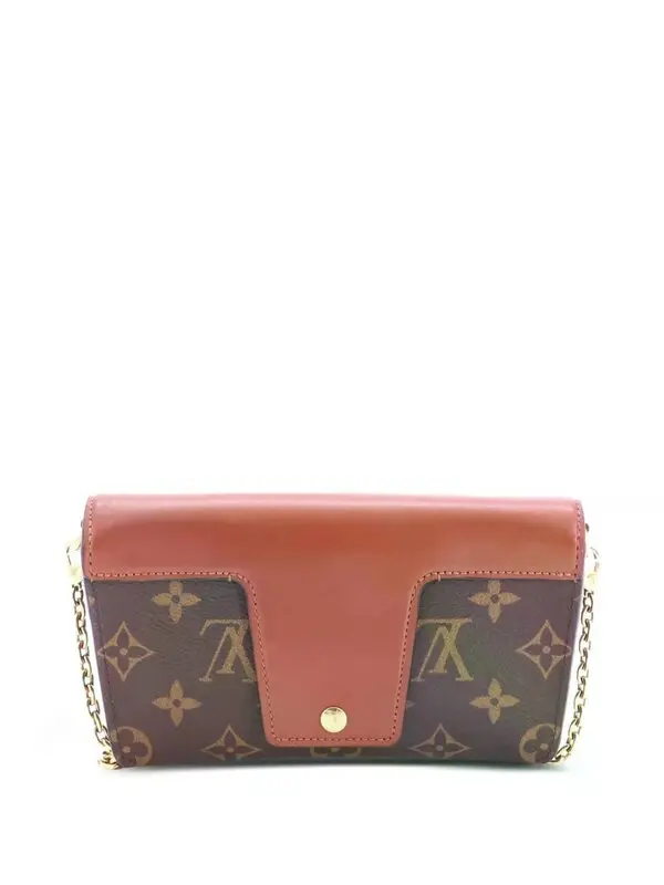 LOUIS VUITTON Monogram Canvas And Leather Padlock On Strap Crossbody Bag - Brown