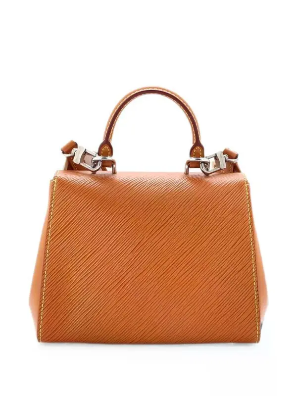 LOUIS VUITTON Cluny Top Handle Bag Epi Leather Mini Satchel