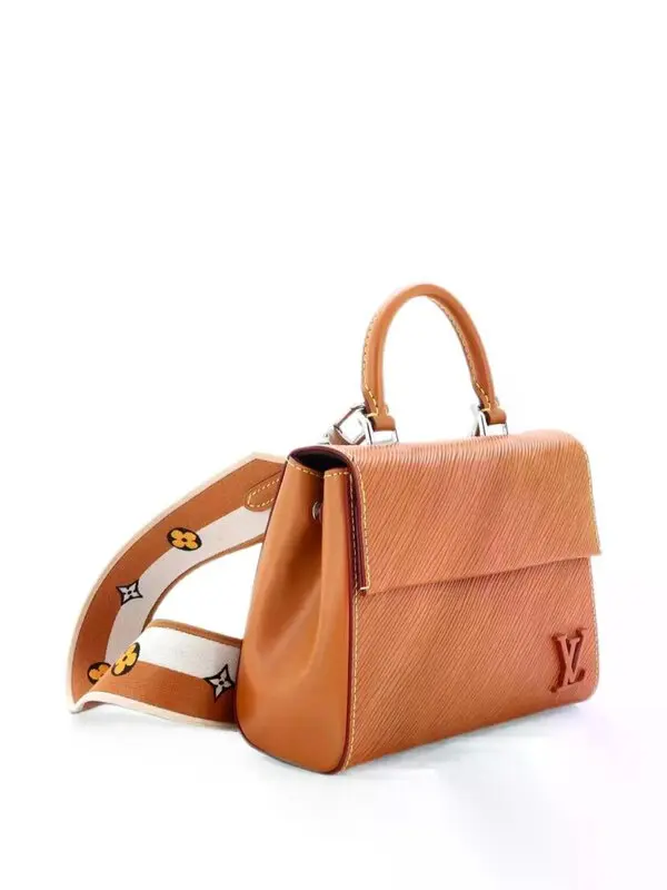 LOUIS VUITTON Cluny Top Handle Bag Epi Leather Mini Satchel