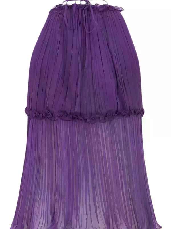 Alberta Ferretti Pleated Blouse