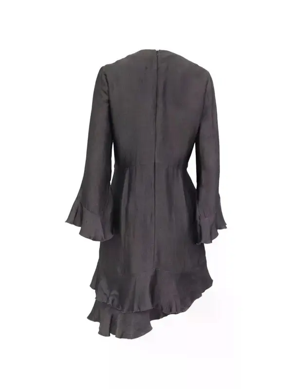 IRO PARIS Asymmetric Ruffled Mini Dress