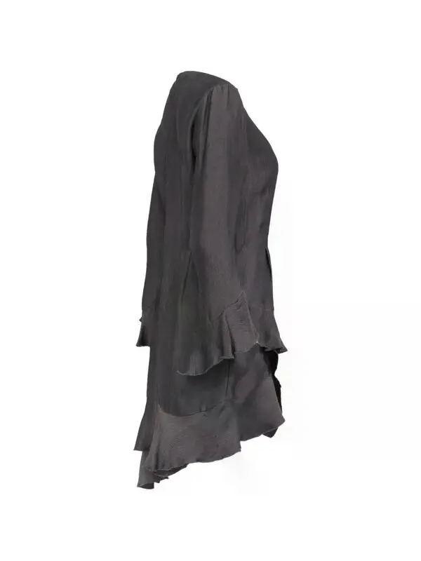 IRO PARIS Asymmetric Ruffled Mini Dress