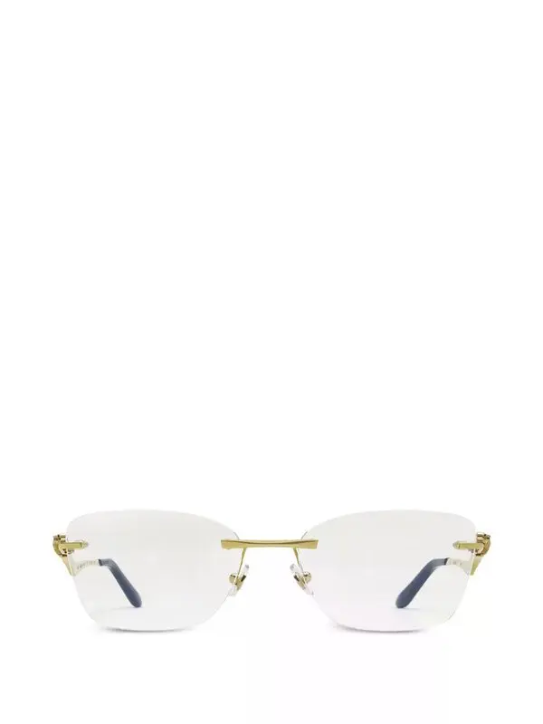 Cartier Panthère Rimless Eyeglasses - Gold