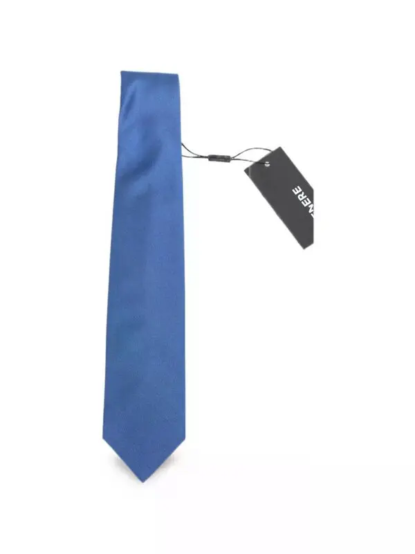 BARBA NAPOLI Satin-finish Tie - Blue
