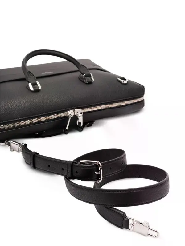 Dolce & Gabbana Pebbled Leather Briefcase