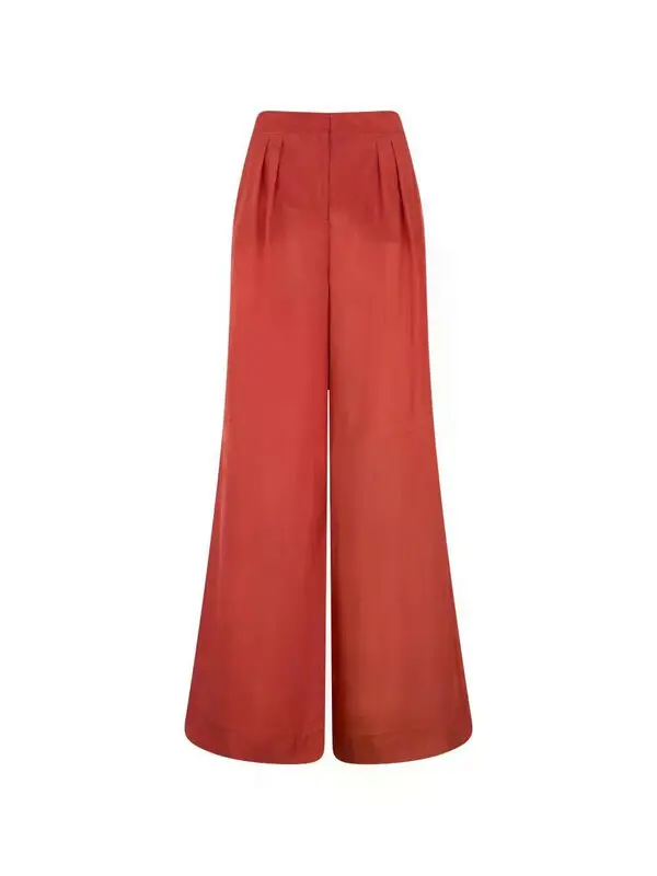 Alberta Ferretti Wide-leg High-waisted Trousers