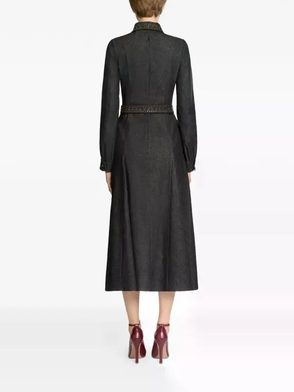 Elie Saab Stud-embellished Midi Dress