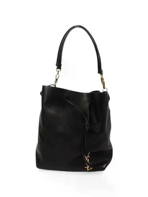 Saint Laurent Paris Vii Pochon Leather Shoulder Bag