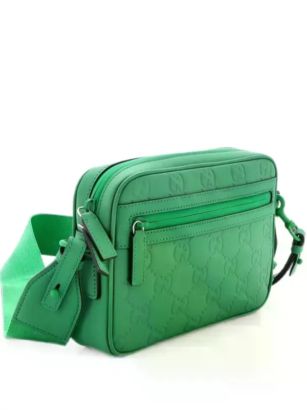 Gucci Gg Rubber Effect Leather Small Crossbody Bag