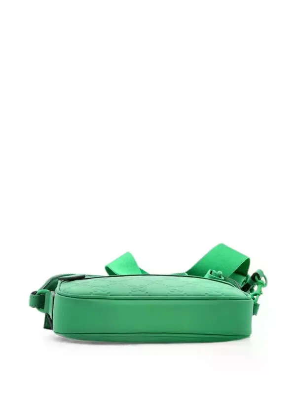 Gucci Gg Rubber Effect Leather Small Crossbody Bag