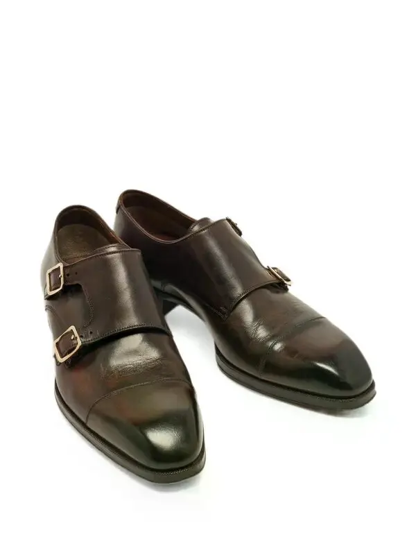 TOM FORD Elkan Leather Monk Shoes