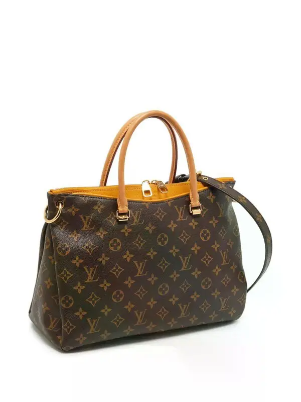 LOUIS VUITTON Pallas Monogram Tote Bag - Brown