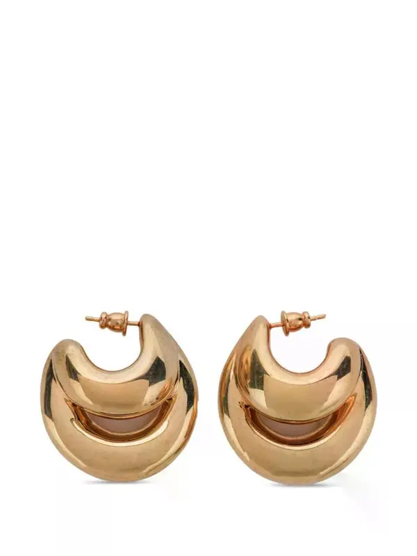 PANCONESI Blow Up Huggies Earrings - Gold