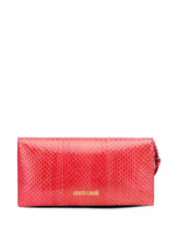 Roberto Cavalli Serpentine Bangle-handle Clutch Bag