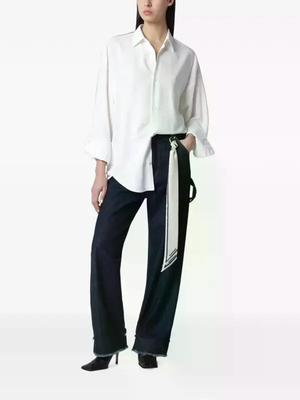 DARKPARK Scarf Detail Loose Fit Jeans