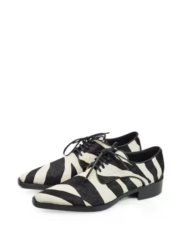 Dolce & Gabbana Zebra-print Derby Shoes