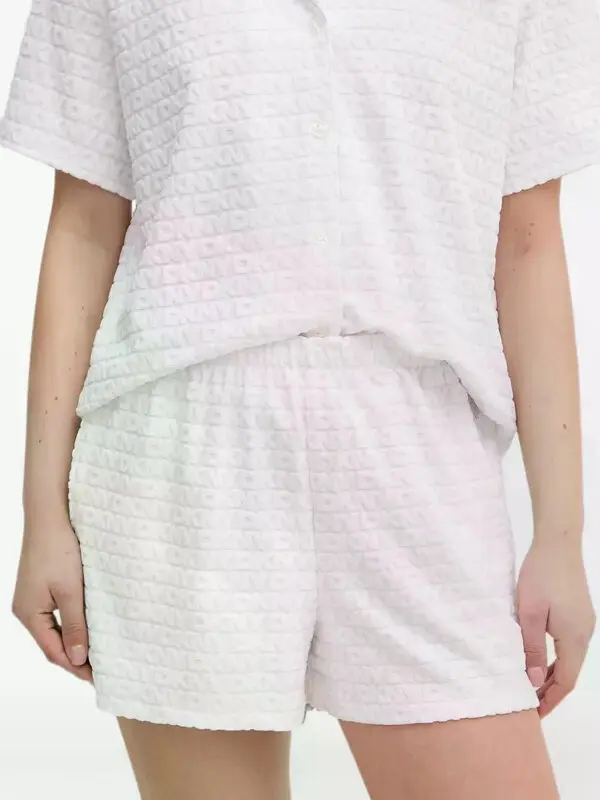 Dkny Logo-embossed Pajama Set