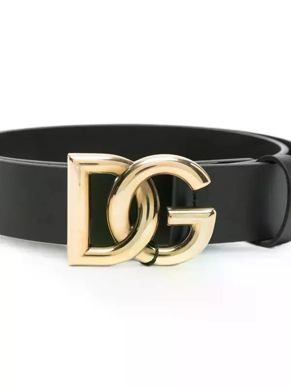 Dolce & Gabbana Logo-buckle Leather Belt