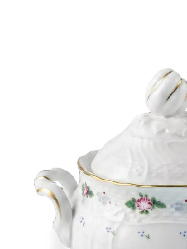 GINORI 1735 Vecchio Floral-print Sugar Bowl