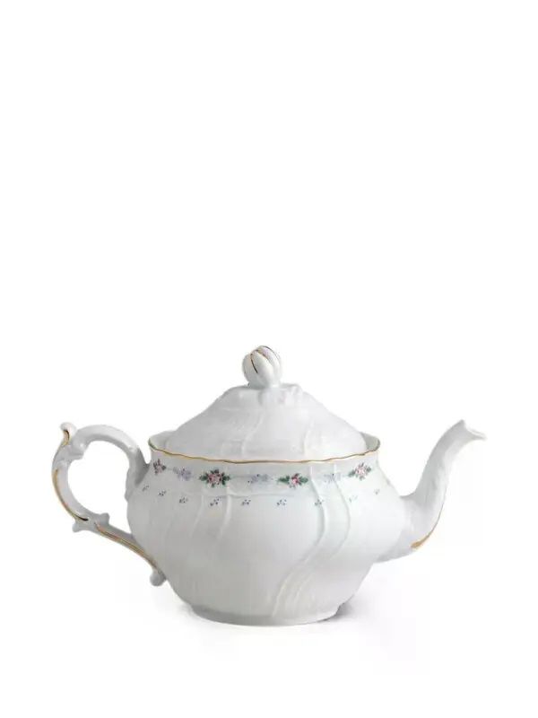 GINORI 1735 Vecchio Floral-print Teapot - White
