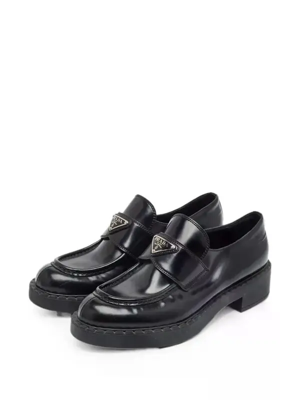 Prada Logo-plaque Loafers