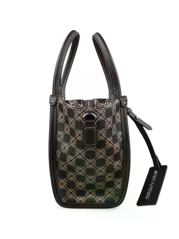Emporio Armani Monogram-print Logo-tag Tote Bag