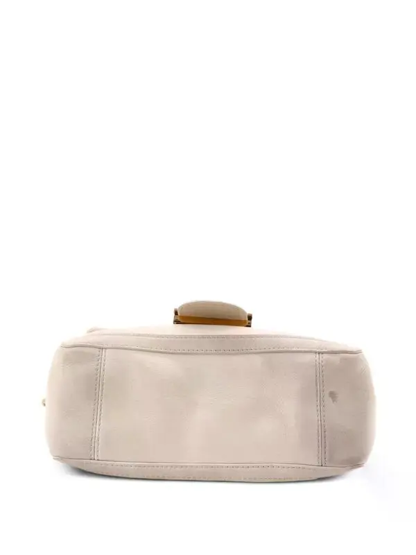 LOUIS VUITTON Dauphine Soft Calfskin Gm Shoulder Bag - White