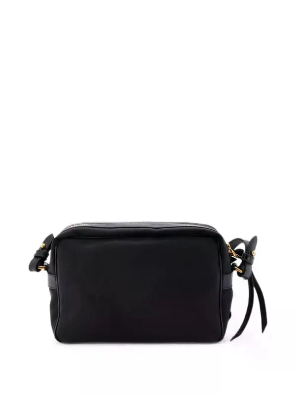 Prada Logo Camera Bag Canvas Small Crossbody Bag
