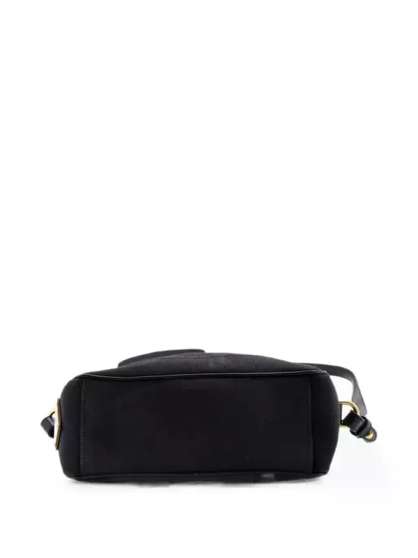Prada Logo Camera Bag Canvas Small Crossbody Bag