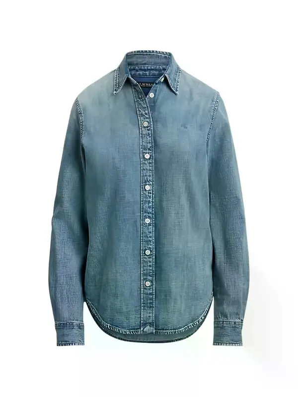 Ralph Lauren Logo-embroidered Denim Shirt