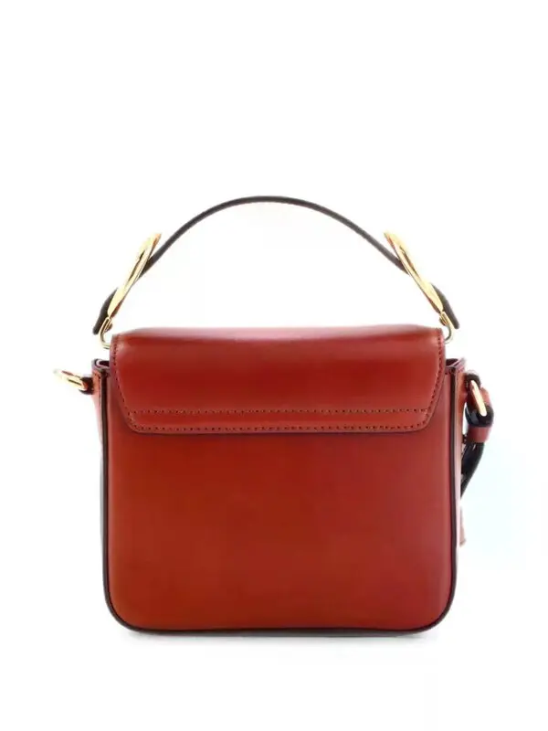 Chloé C Flap Bag Leather Mini Crossbody Bag