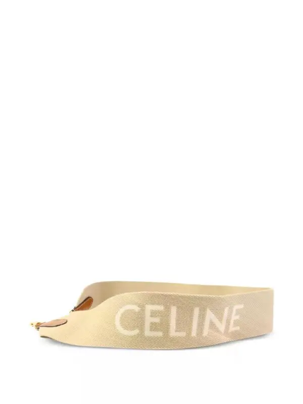 Celine Logo-print Bag Strap - Neutrals