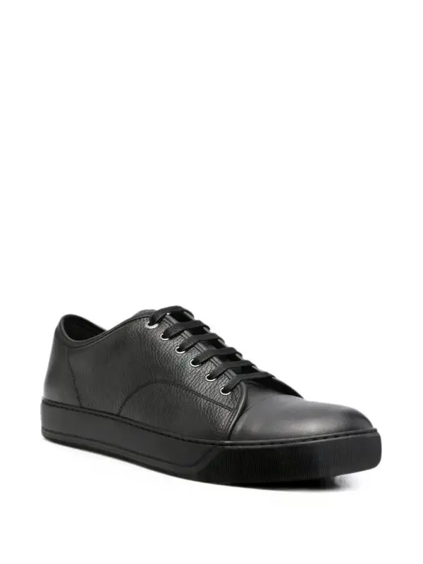 LANVIN Grained Leather Sneakers