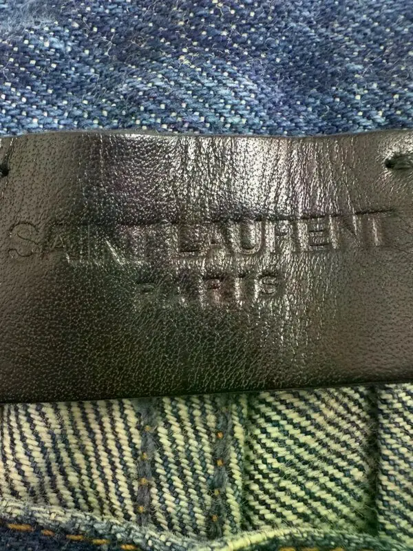 Saint Laurent Ripped Slim-fit Jeans