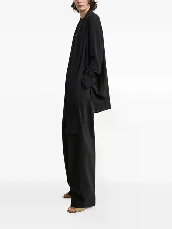 TOTEME Draped Scarf Blouse - Black