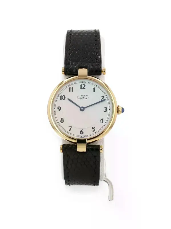 Cartier 1990s Must Vendôme 30mm Watch - White