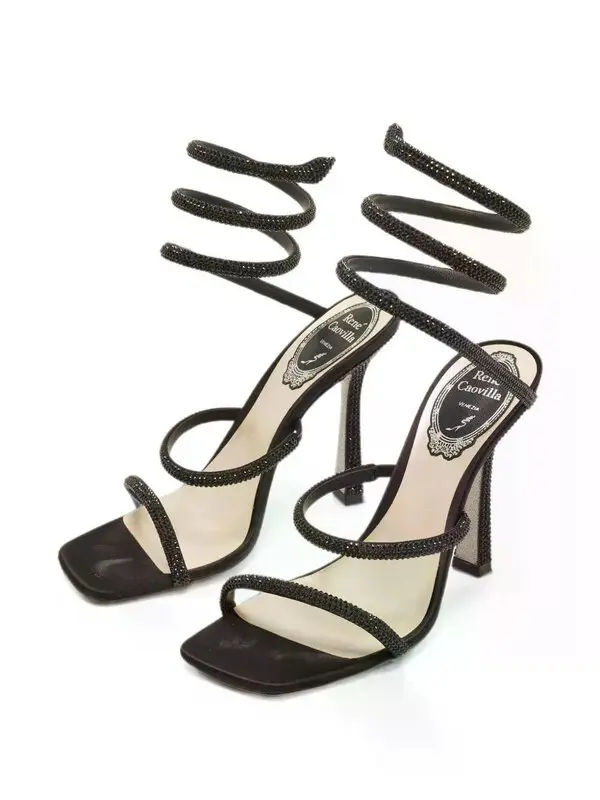Rene Caovilla Cleo Crystal-embellished Sandals