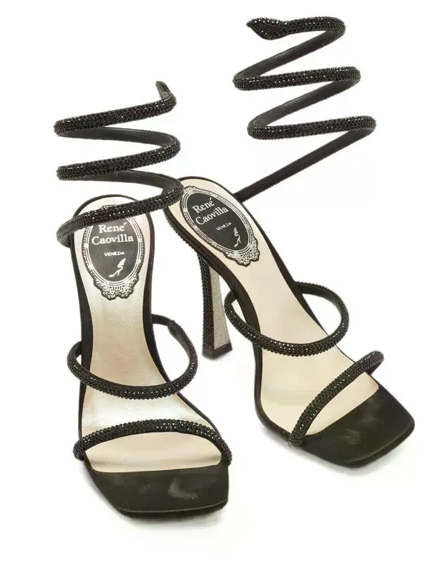 Rene Caovilla Cleo Crystal-embellished Sandals