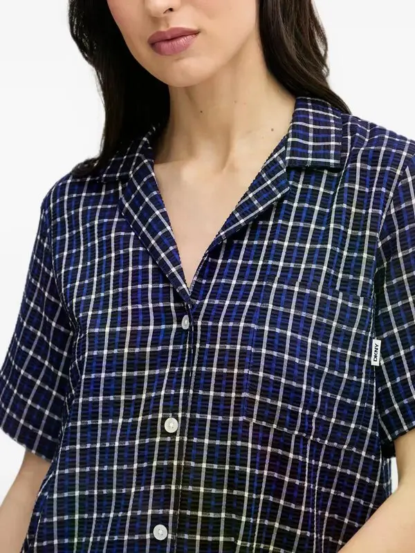 Dkny Check-pattern Pajamas