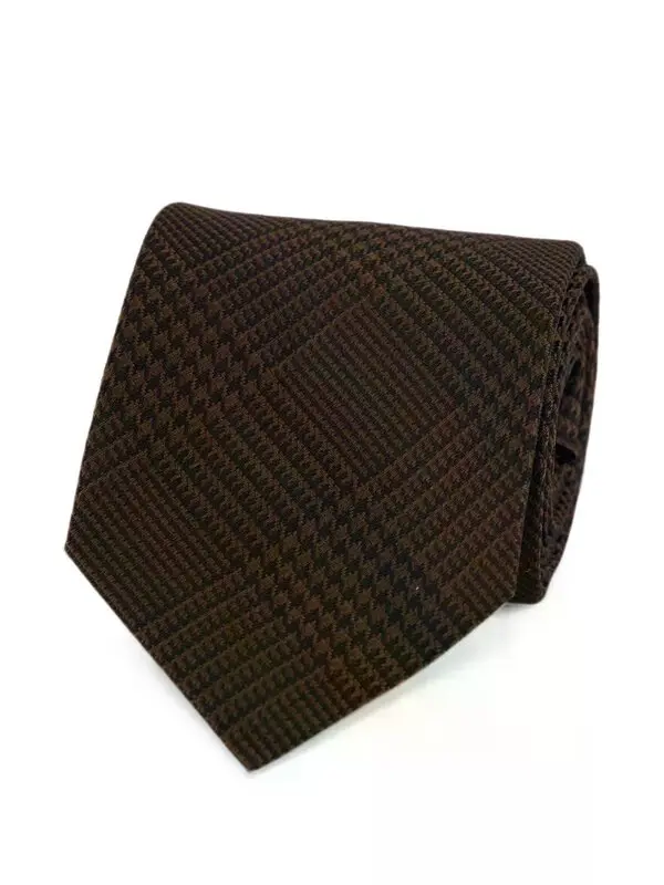 TOM FORD Houndstooth Silk Tie
