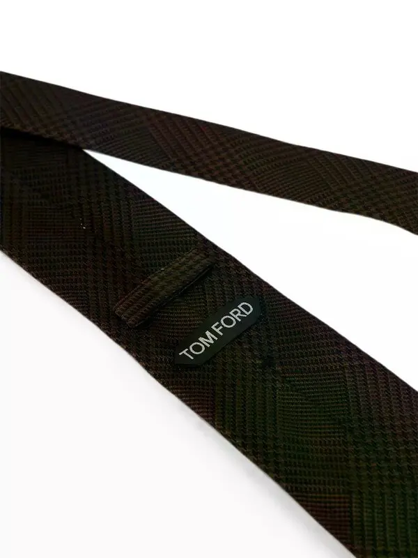 TOM FORD Houndstooth Silk Tie
