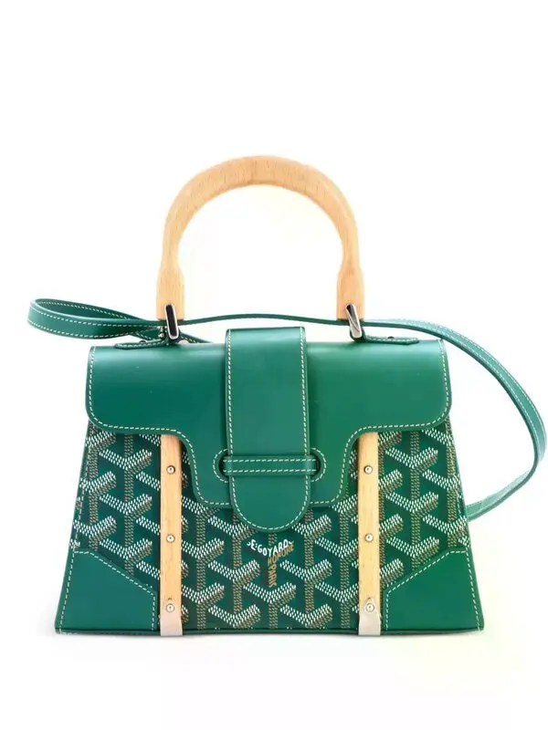 Goyard Structured Saigon Top Handle Bag - Green