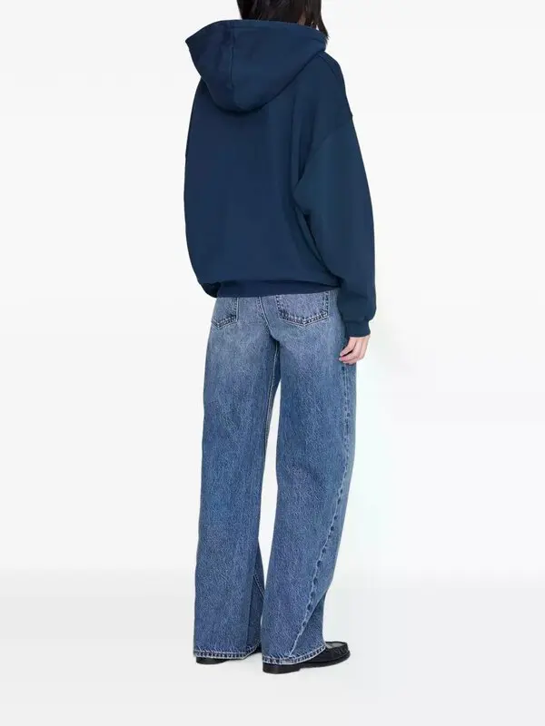 ANINE BING Harvey Logo Detail Hoodie