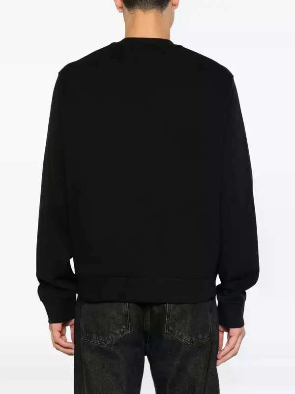 Emporio Armani Logo Print Cotton Sweatshirt